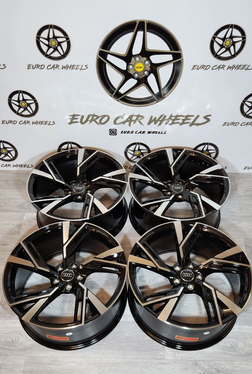 BRAND NEW AUDI 20" RS6 RS7 STYLE ALLOY WHEELS 5X112 DIAMOND CUT